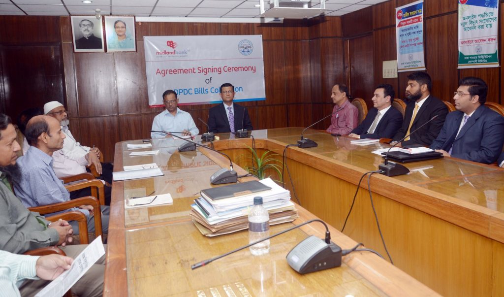 Agreement signed between MDB and DPDC for bill collection – Midland ...