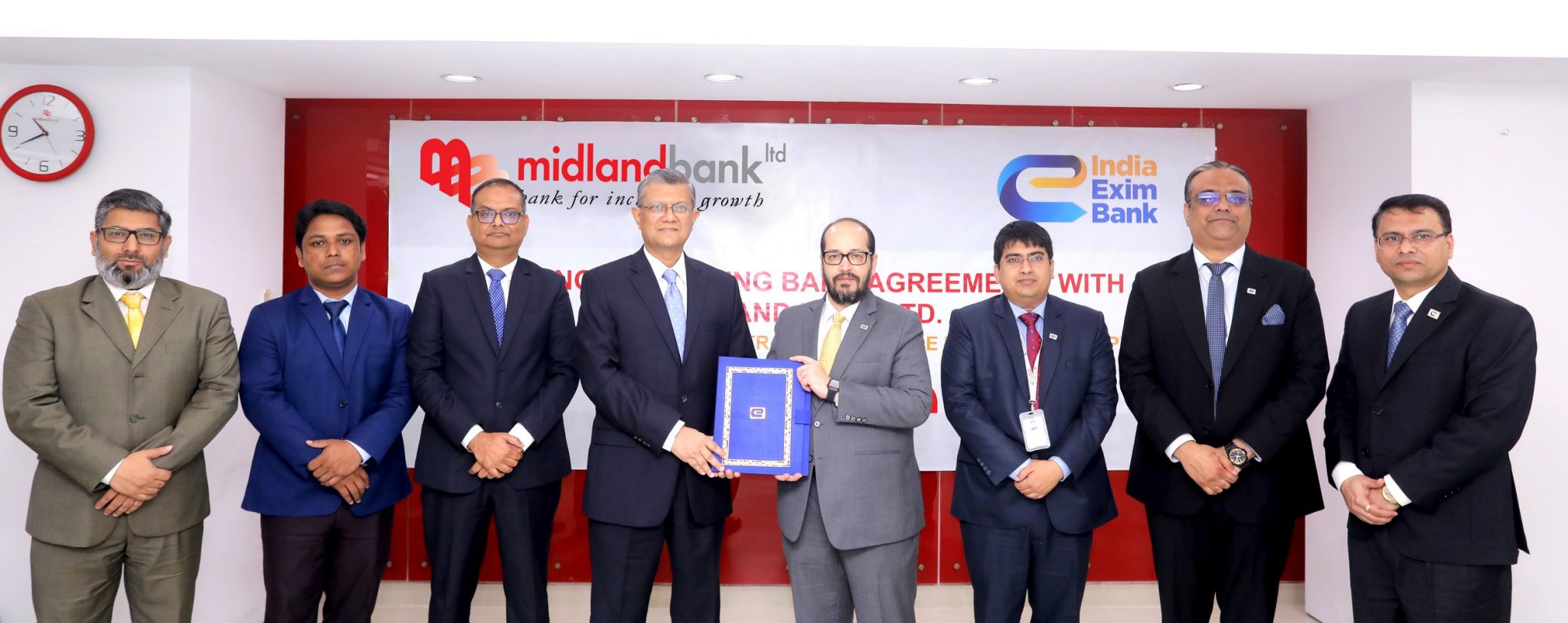 MIDLAND BANK SIGNED MOU WITH INDIA EXIM BANK – Midland Bank PLC.