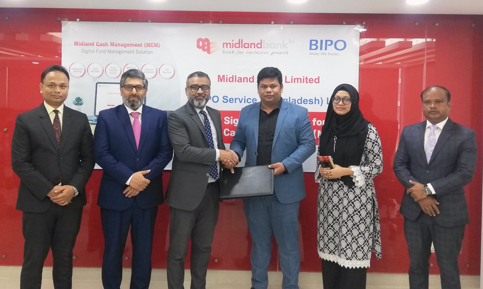 MIDLAND BANK AND BIPO SERVICE (BANGLADESH) LIMITED SIGNED MOU – Midland ...