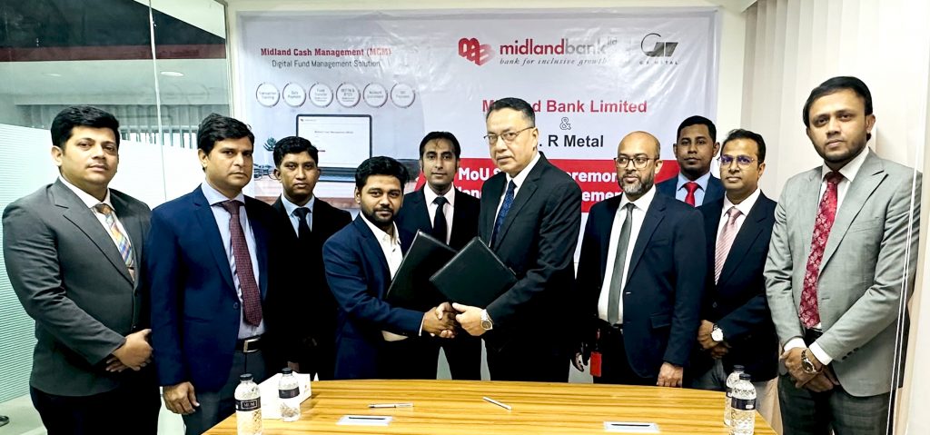MIDLAND BANK AND G. R. Metal SIGNED MOU – Midland Bank PLC.