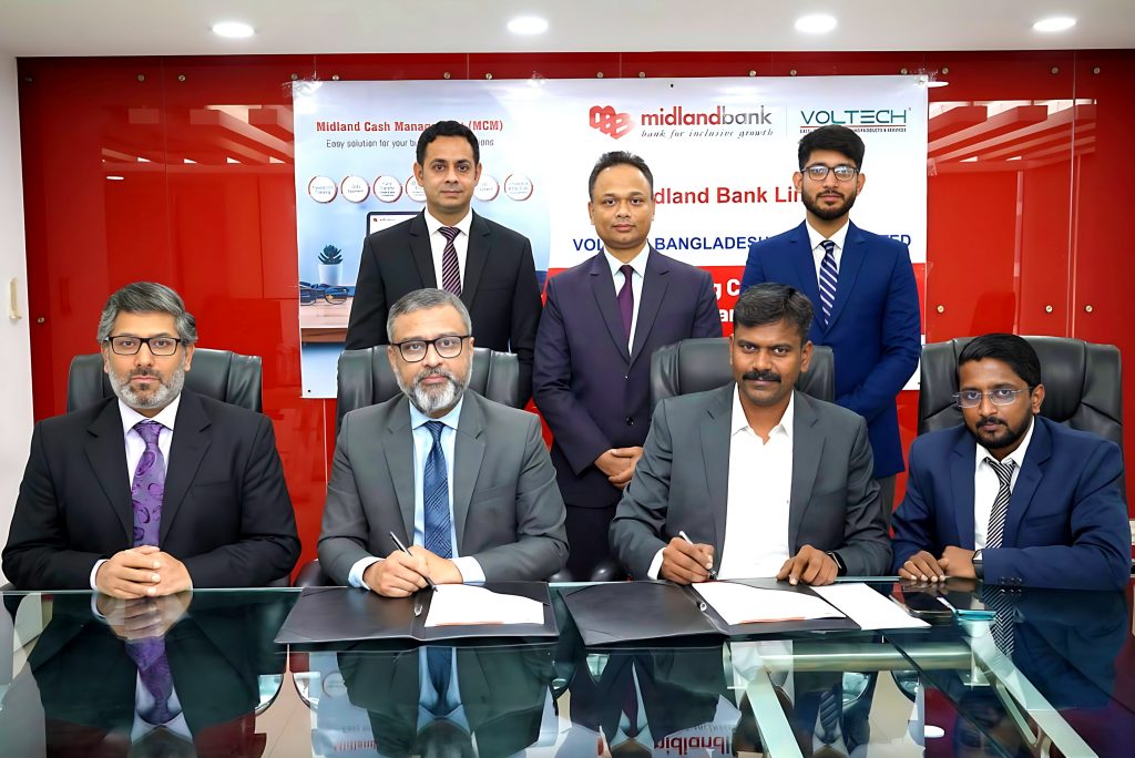 MIDLAND BANK AND VOLTECH BANGLADESH PRIVATE LIMITED SIGNED MOU ...