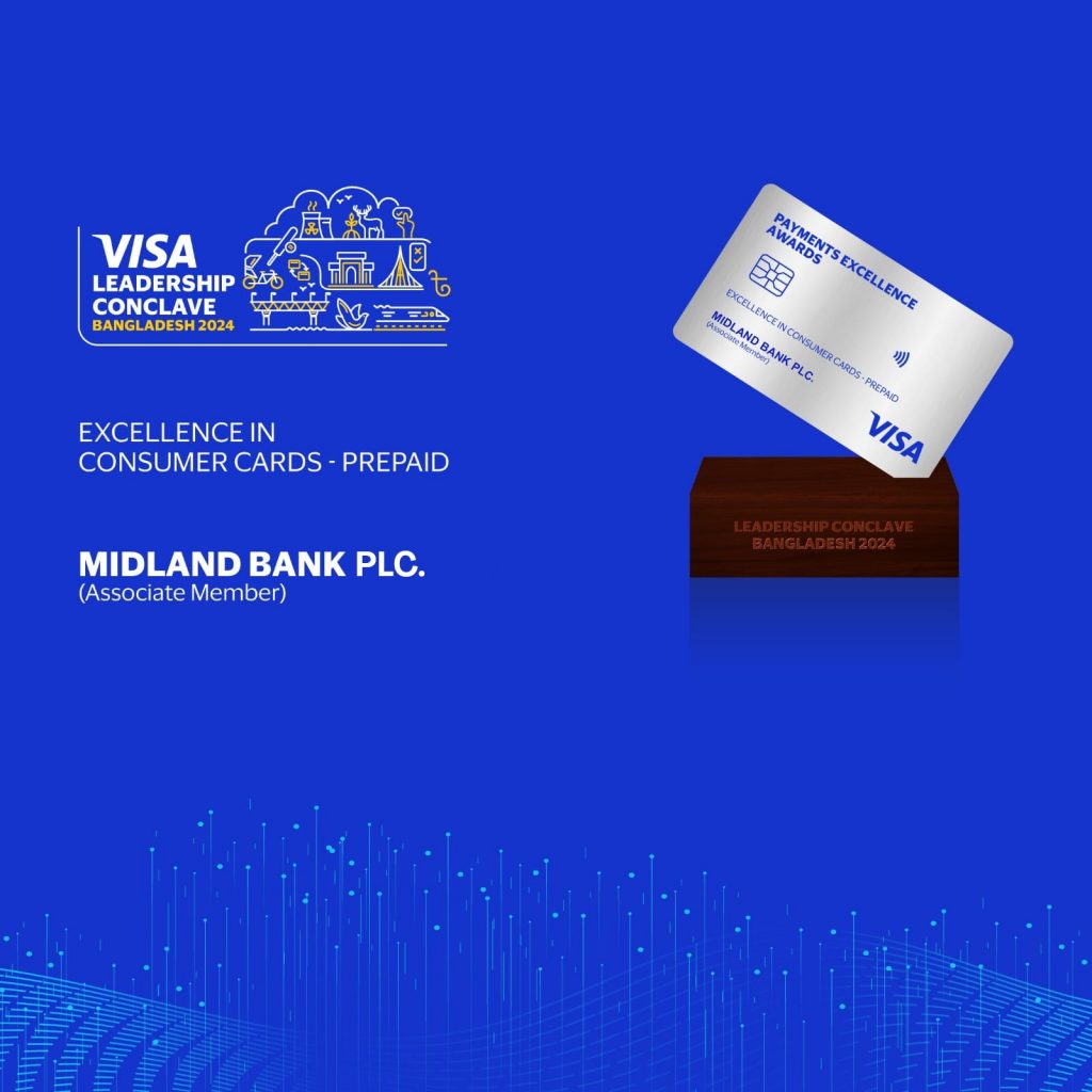Midland Bank achieved Visa excellence award in Prepaid Card – Midland ...