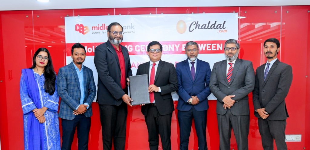 MOU SIGNED BETWEEN MIDLAND BANK PLC. AND CHALDAL.COM – Midland Bank PLC.