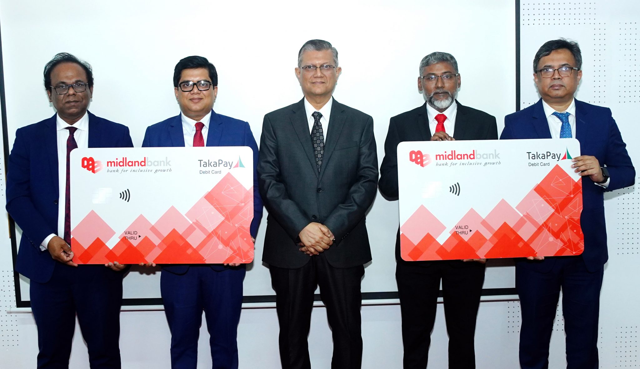 MIDLAND BANK LAUNCHED BLIND NOTCH TAKA PAY CARD – Midland Bank PLC.